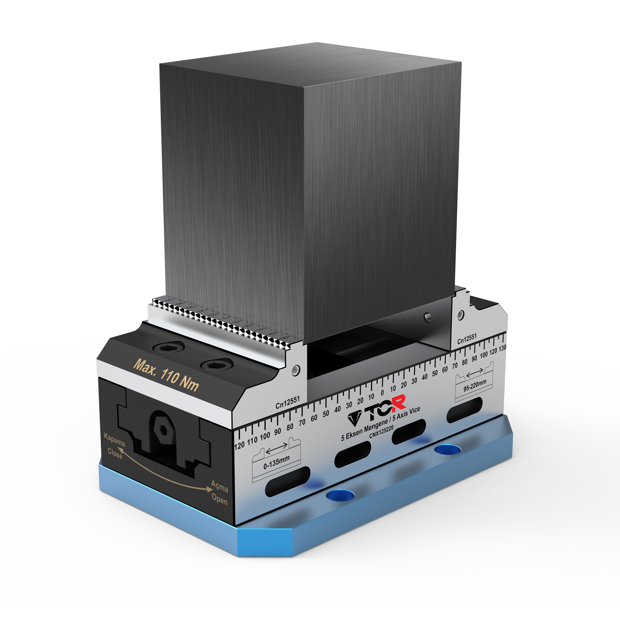 CNX125220 5 Eksen Mengene - Toksan Endüstriyel