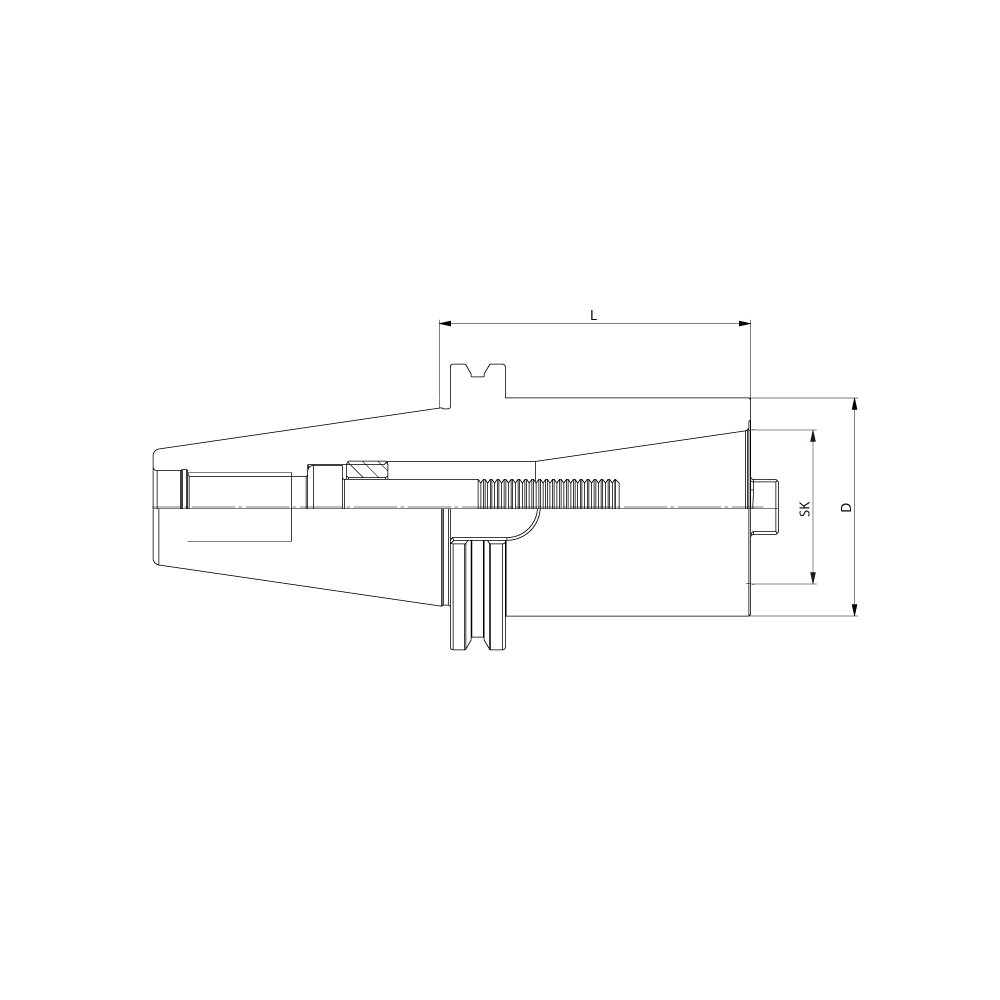 SK 40 Adaptör - Toksan Endüstriyel